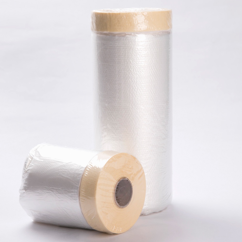 Pre taped Masking Film