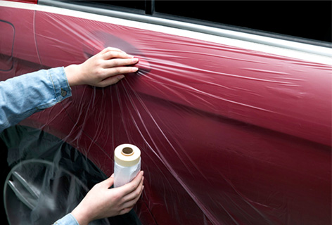 Pre-taped Masking Film
