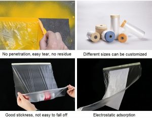 Pre-taped Masking Film