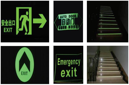 Photoluminescent Escape Indication Strip