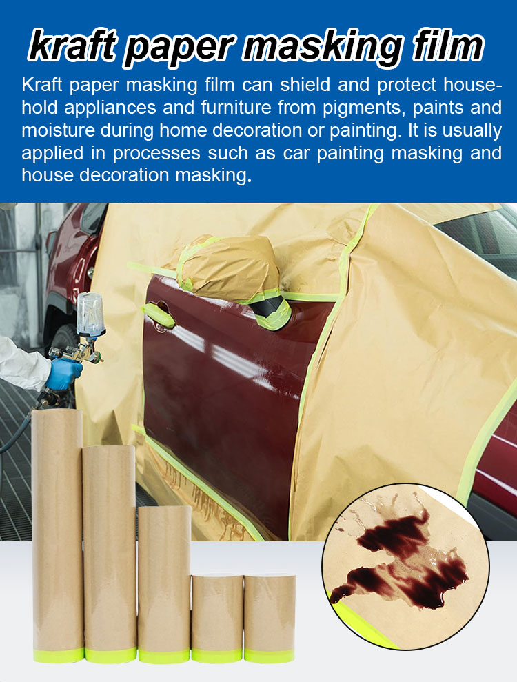 Kraft Paper Masking Film